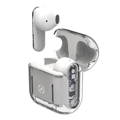 Celly SHEER True Wireless Earbuds White | Taon.ge